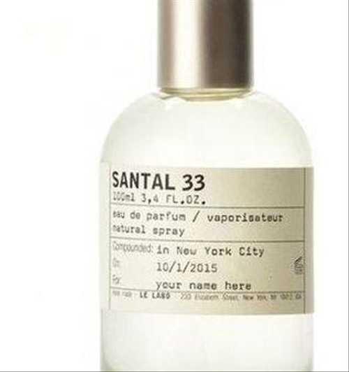 Духи Santal 33 Le Labo