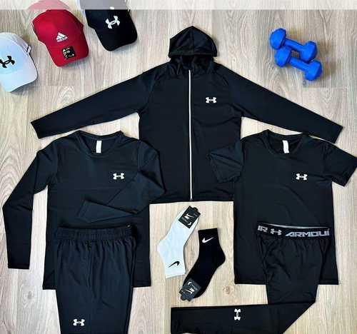 Рашгард Under Armour Black - 5/1, 2/75