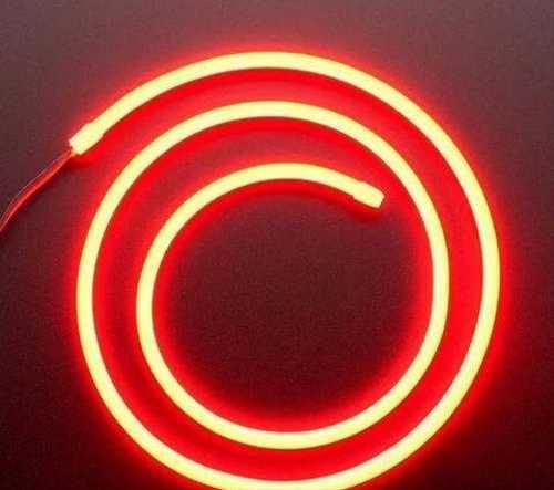 Лента LED Neon красная узкая 5m