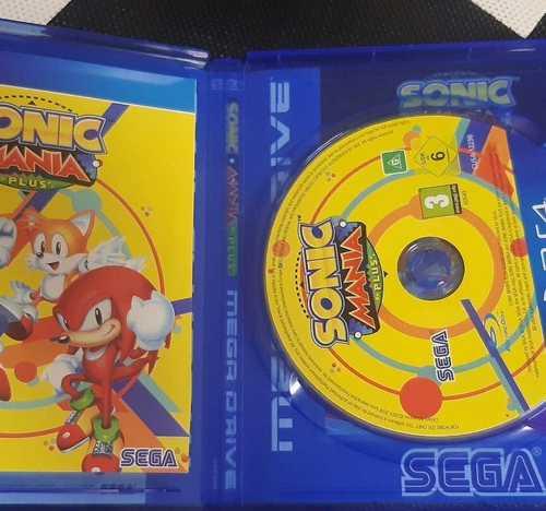 Sonic mania PS4 диск