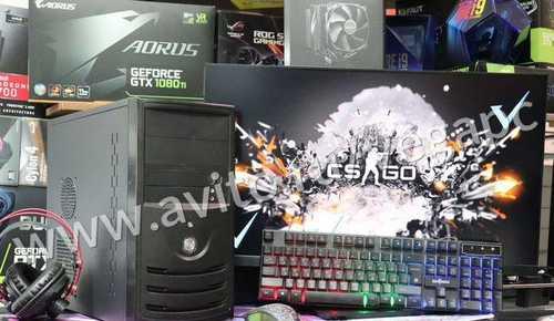 Офисный пк Athlon 200GE 8GB RAM SSD+HDD