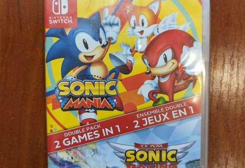 Sonic Mania + Team Sonic Racing Double Pack Switch