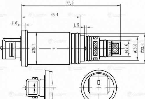 Клапан регулирующий компрессора кондиционера Luzar