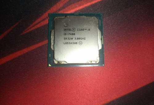 Процессор intel Core i5 7400 в хорошем состоянии