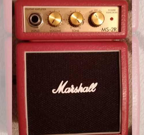 Усилитель гитарный marshall MS-2R micro AMP (RED)