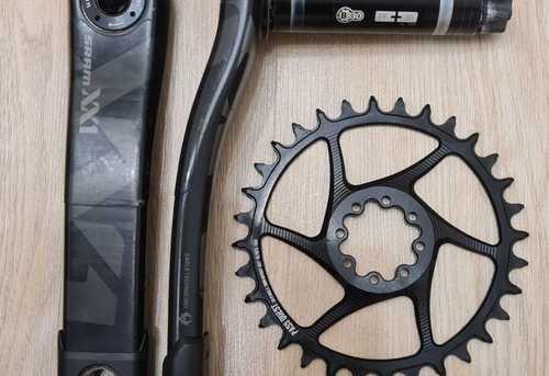 Система шатунов Sram XX1+звезда+каретка Race Face