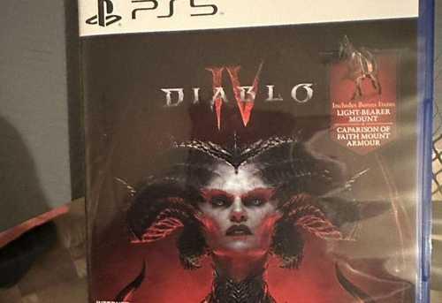 Diablo 4 ps5 диск полностью на русском