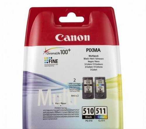 Картридж струйный Canon PG-510/CL-511 2970B010 мно