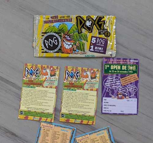 Упаковка из фишек pog из 90-ых
