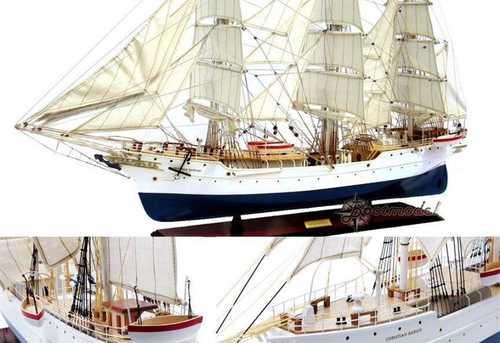 Модель корабля - барк "Кристиан Радич"