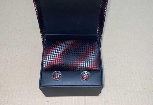 Подарочный набор галстук/платок/запонки