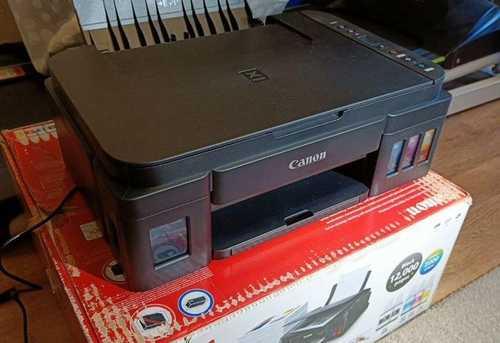 Цветной струйный принтер Canon с снпч