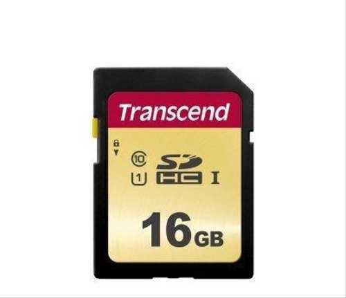 Карта памяти Transcend 16GB ts16gsdc500s - новая