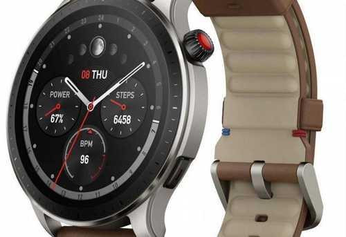 Amazfit Умные часы GTR 4 коричневый (Коричневый)