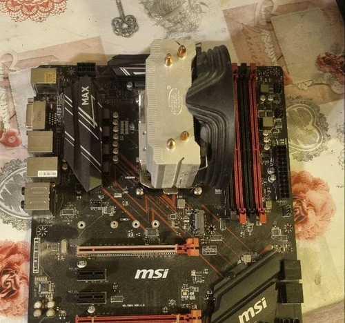 Комплект ryzen 7 5700x и материнская плата msi