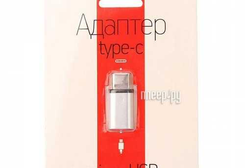 Red Line Adapter Micro USB - Type-C Silver ут0