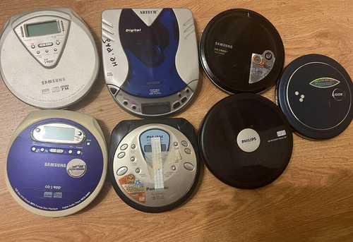 Плееры CD MP3 лотом на ремонт
