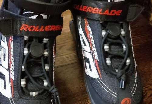 Ролики rollerblade spitfire black/red 2015 33-36