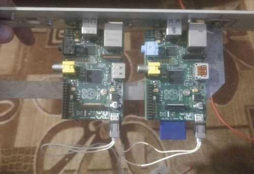 Raspberry pi model b 2 штуки и карта на 2гб