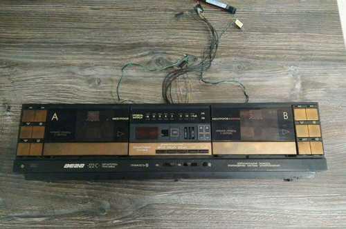 Дека кассетная Вега мп-122 передняя панель
