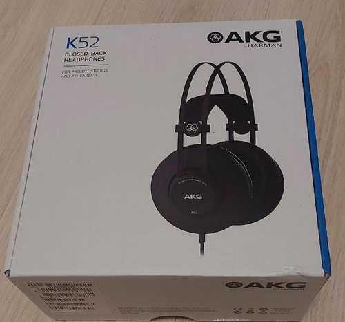 Новые наушники akg k 52 (закрытого типа)