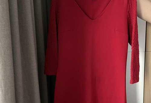 Платье вечернее красное Naf Naf