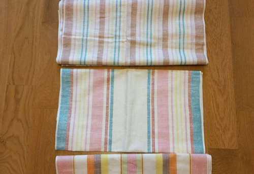 Отрезы ткани лен СССР полотенца новые