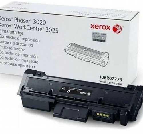 Картриджи Xerox Phaser 3020 106R02773 оригинал