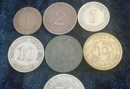 Монеты, Германия, 1910-30 года