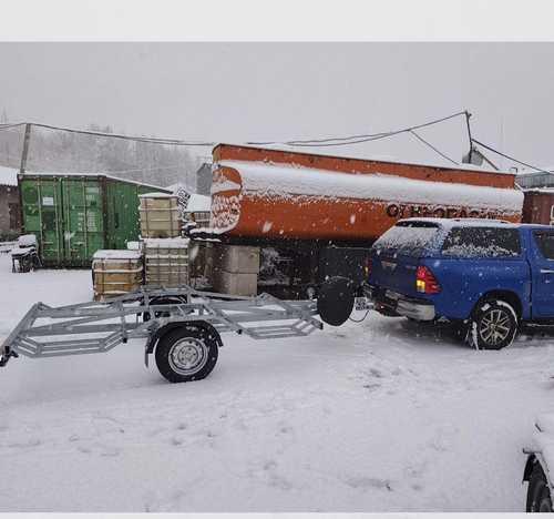 Прицеп для перевозки вездеходной техники
