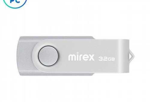 Флеш диск 32GB Mirex Swivel USB 3.0 Silver