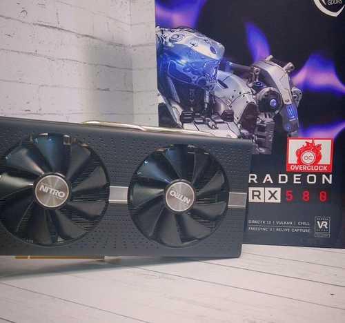 Игровая Видеокарта AMD Radeon RX 580 Nitro+ OC 4GB