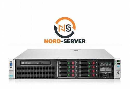 Сервер HP DL380p Gen8 8SFF 2x E5-2650 v2 128GB