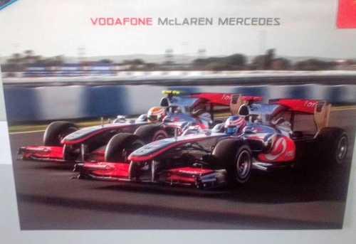 Открытка хар-ка McLaren Mercedes MP4-25 Формула 1