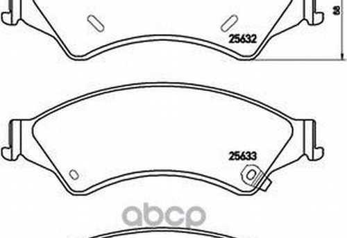 Колодки Тормозные Fr Ford Ranger 11- P24153 Brembo