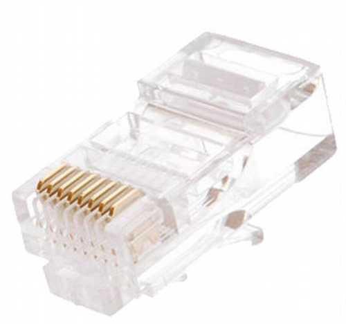 Коннектор RJ45/8P8C под витую пару, Кат.6, неэкран