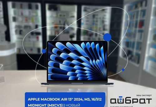 MacBook Air 13" 2024, M3, 16/512, Midnight (mxcv3)