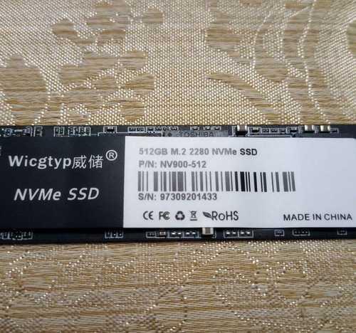 Ssd m2 nvme 512gb Wicgtyp