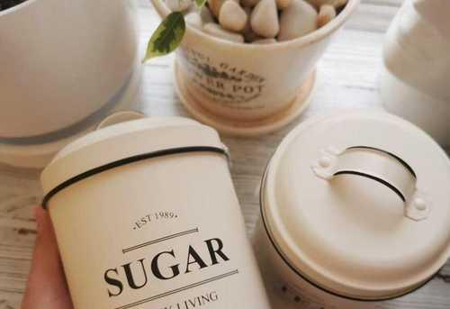 Набор банок для хранения Tea/Sugar