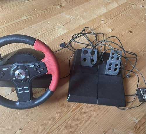 Руль игровой и педали logitech formula force