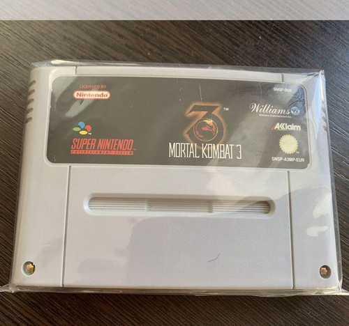 Продам картридж Mortal Kombat 3 Snes Оригинал