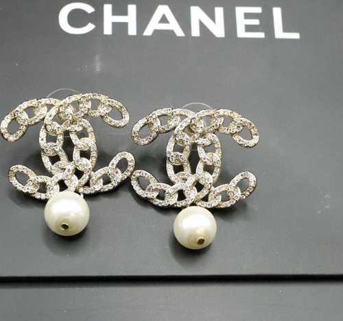 Серьги Chanel Премиум
