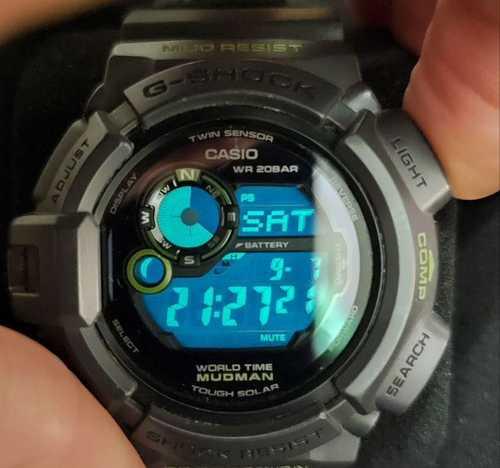 Японские наручные часы Casio G-shock G-9300GY-1E