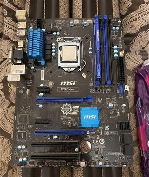 MSI H97 + i5-4690 + DDR3 8Gb