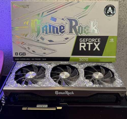 Видеокарта Palit GeForce RTX 3070 GameRock 8GB