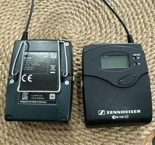 Передатчики Sennheiser g3 sk100