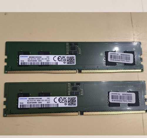 Samsung ddr5 2x8Gb 4800mhz новая