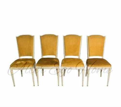 Винтажный комплект стульев из Италии