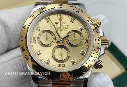 Часы Rolex Cosmograph Daytona diemond gold dial