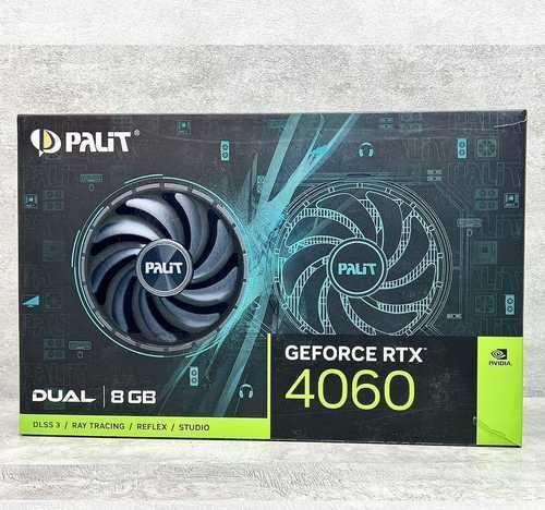 Видеокарта RTX 4060 Palit Dual как новая